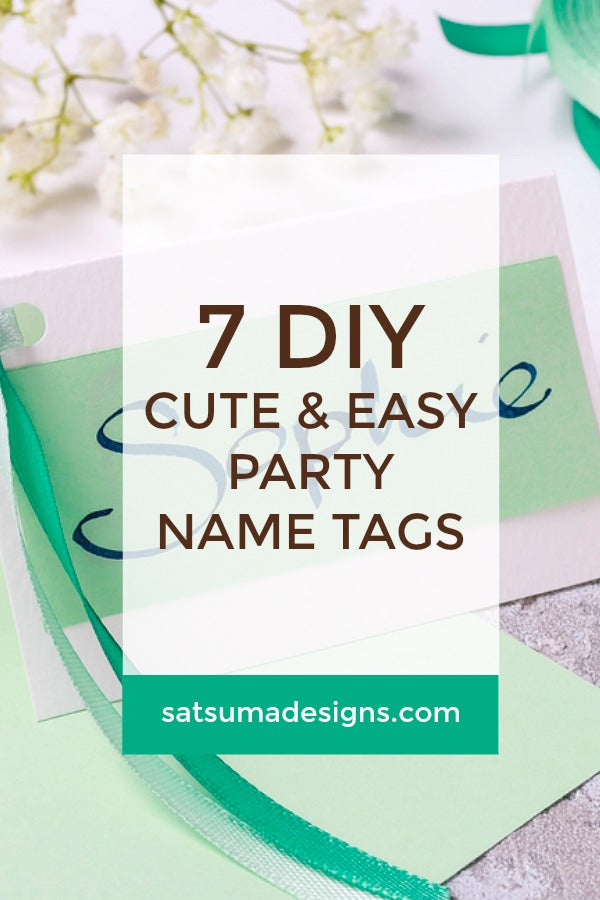 how to make fun name tags