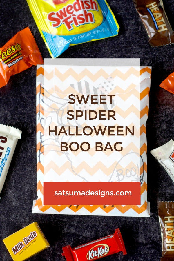 Sweet Spider Halloween Boo Bag